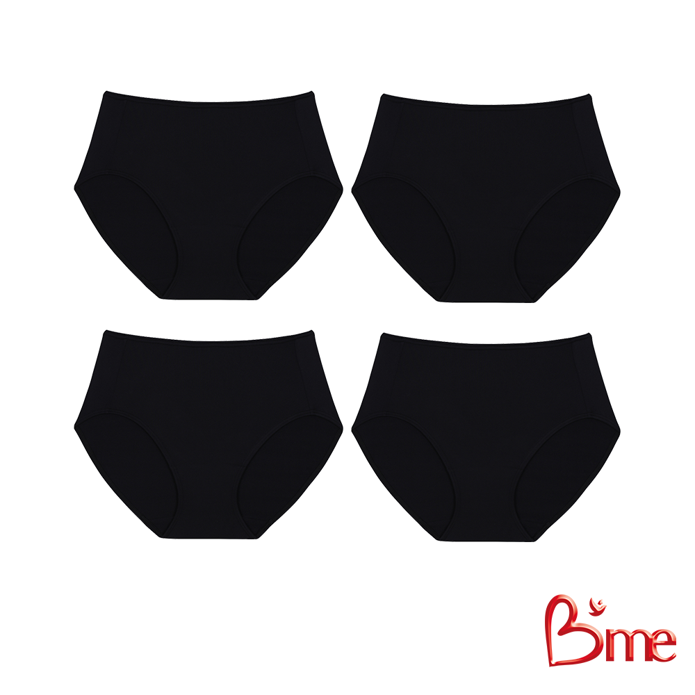 B'me กางเกงชั้นใน รุ่น ME7A83 (แพ็ก4ตัว) สีดำ สีโอวันติน สีเบจ สีนู้ด – Bme